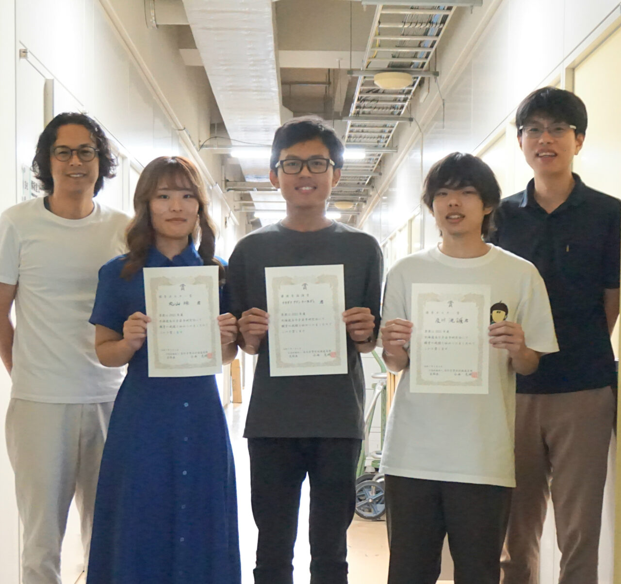 Mr. Maradhana Agung Marsudi, Ms. Kagari Maruyama and Mr. Kosei Oikawa received Award at Young ...